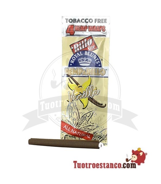 Papel Royal Blunt de Cañamo 4u Vainilla