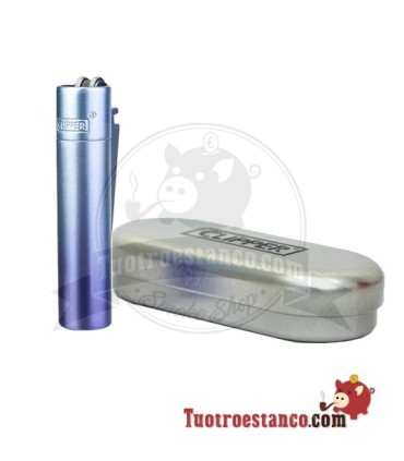 Gradiente Azul 2 clipper Mais Leve + Caixa de clipper de Metal